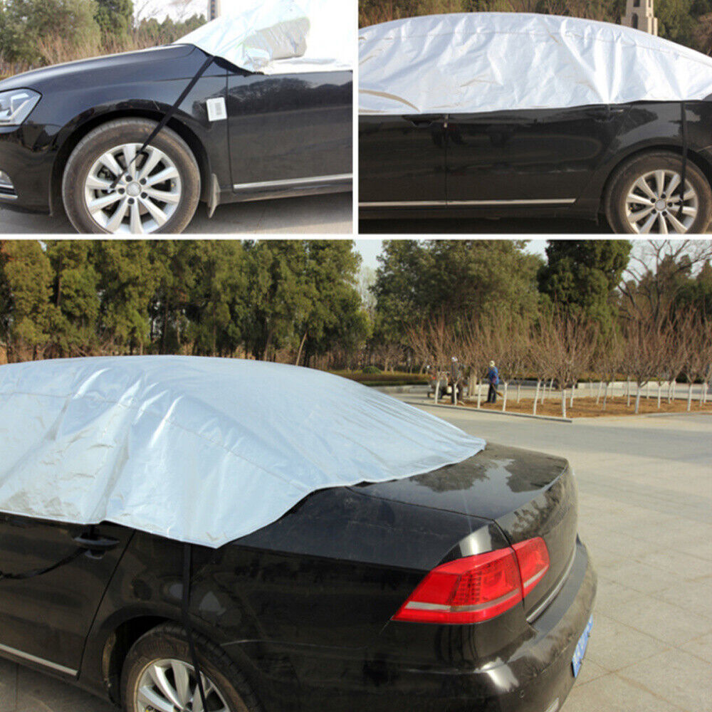 Half Car Cover Top Roof Sun Uv/rain Protection Waterproof Outdoor ...