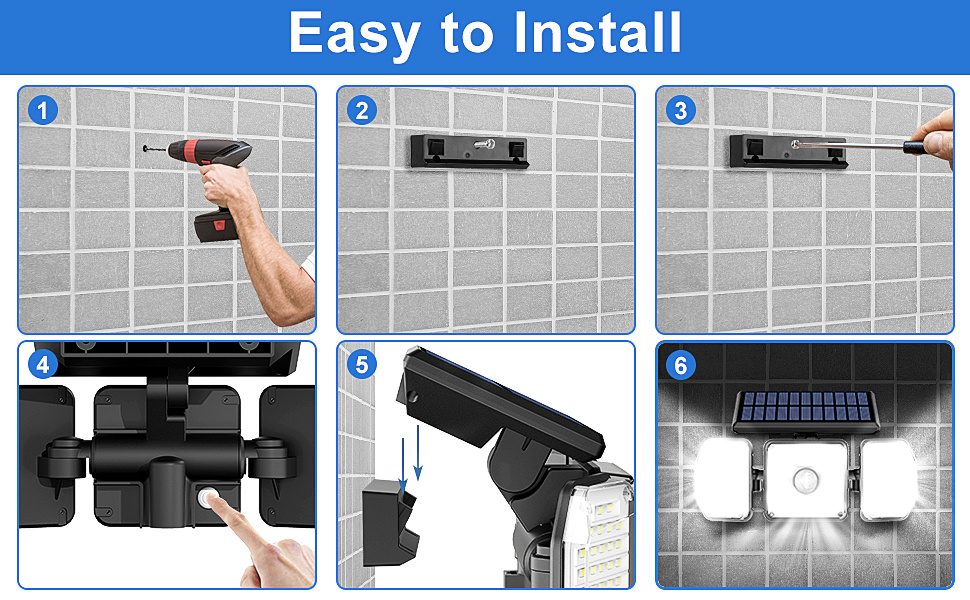 122 Led Security Lights Outdoor Motion Sensor - Solar Garden Lights ...