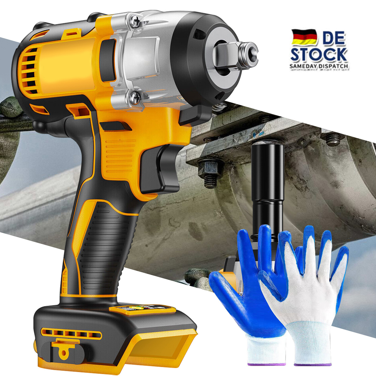 Brushless Cordless Screwdriver 1000nm Battery-powered Electric ...