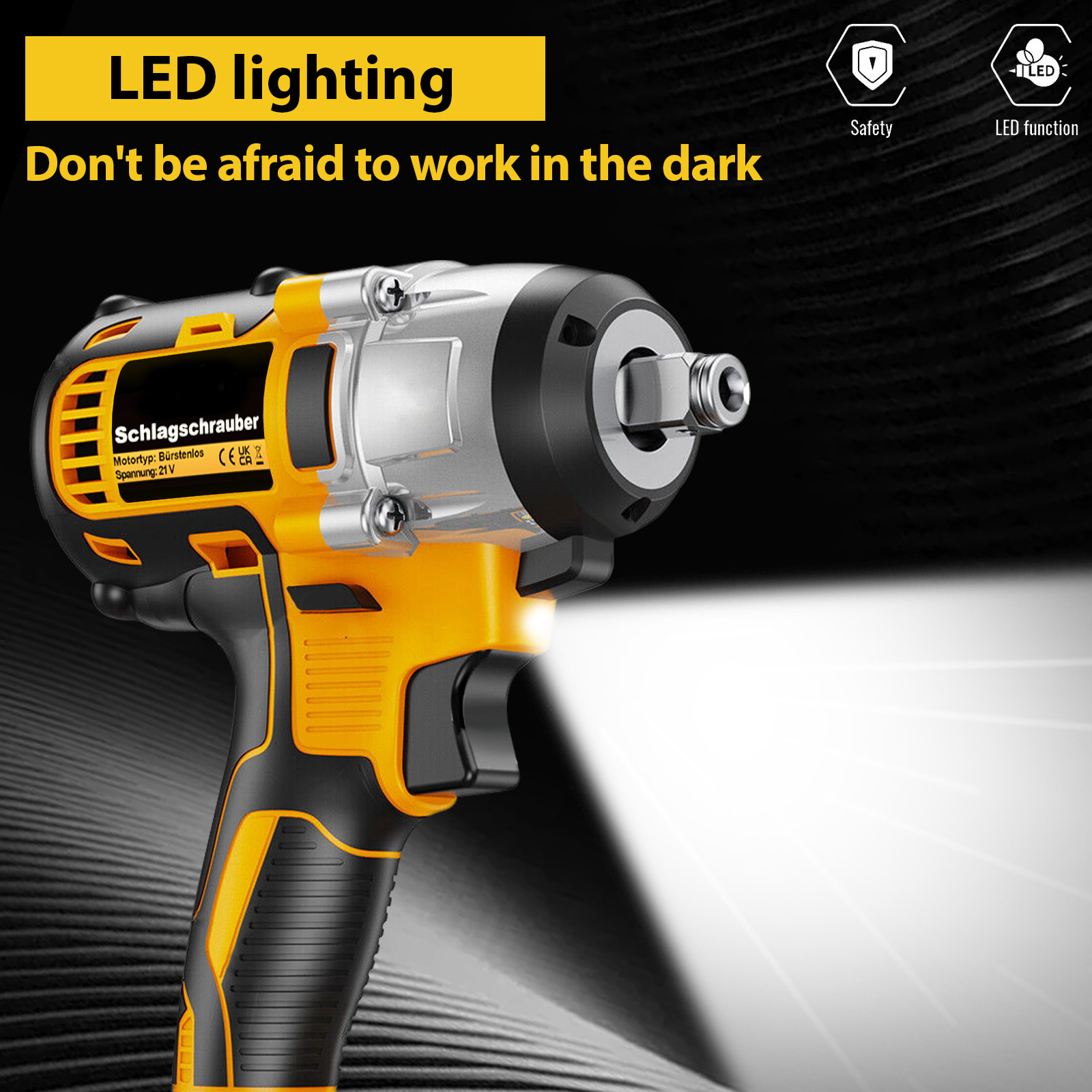 Brushless Cordless Screwdriver 1000nm Battery-powered Electric ...