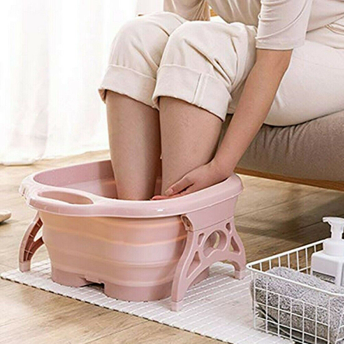 Collapsible Foot Bath – Foot Soaking Tub With Portable Design, Compact ...