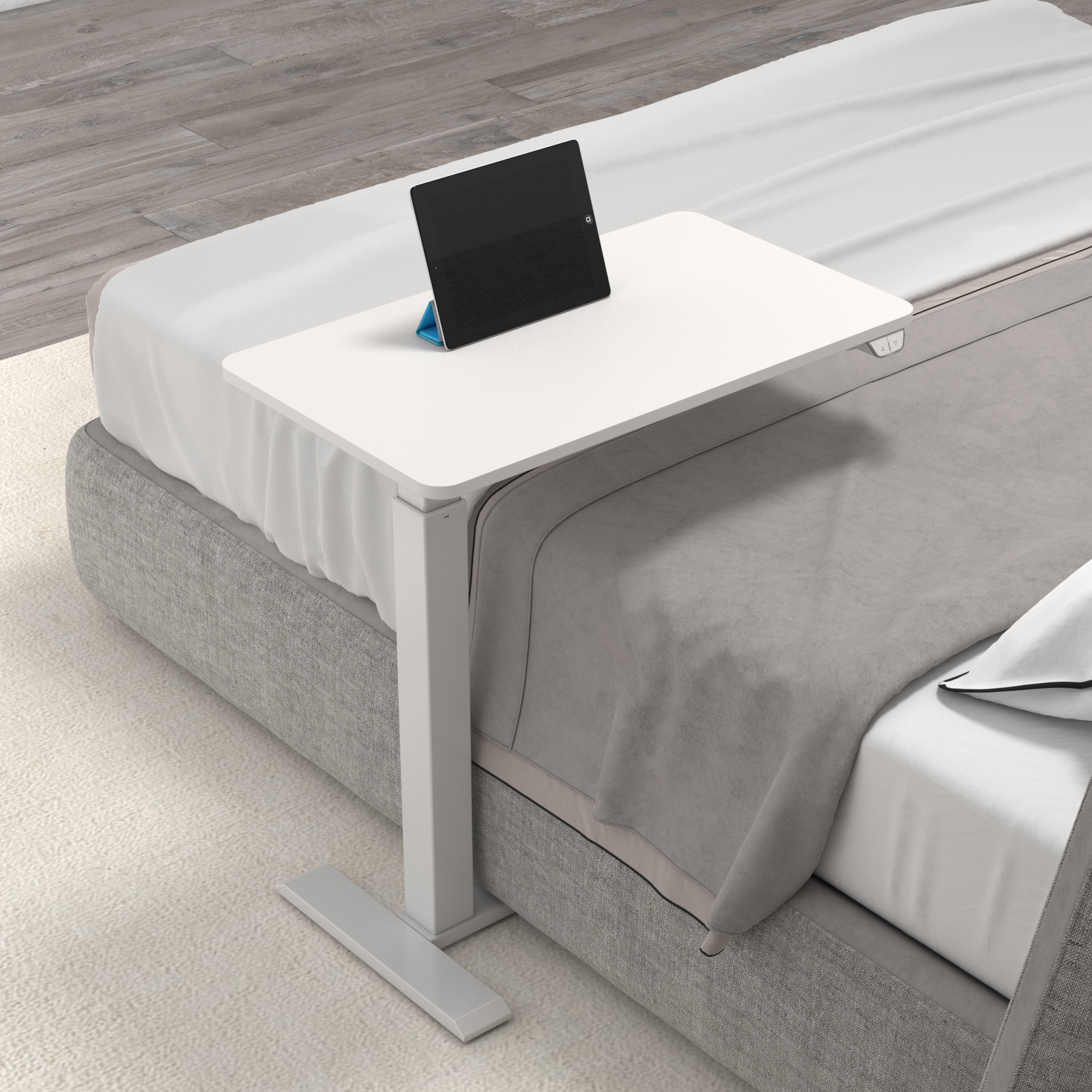 Electric Small Standing Desk With Rechargeable Battery Height ...