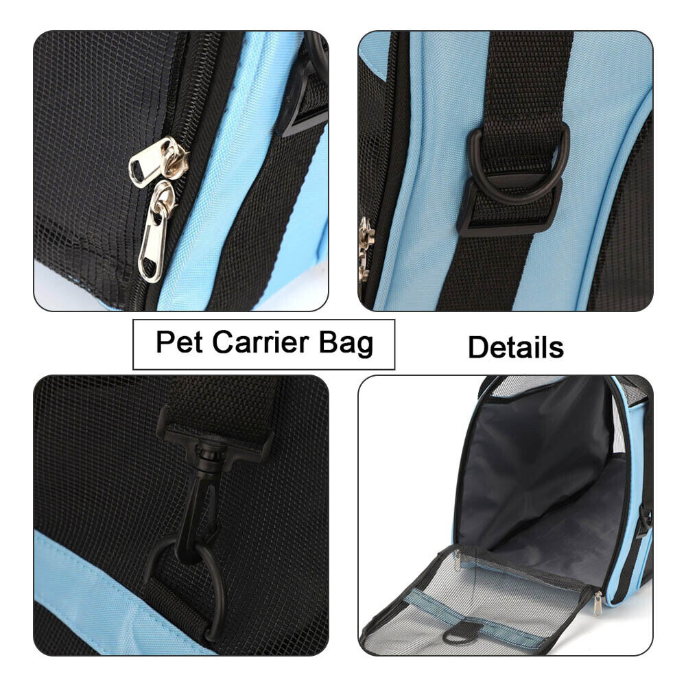Large Pet Carrier Bag Avc Portable Soft Fabric Fold Dog Cat Puppy ...