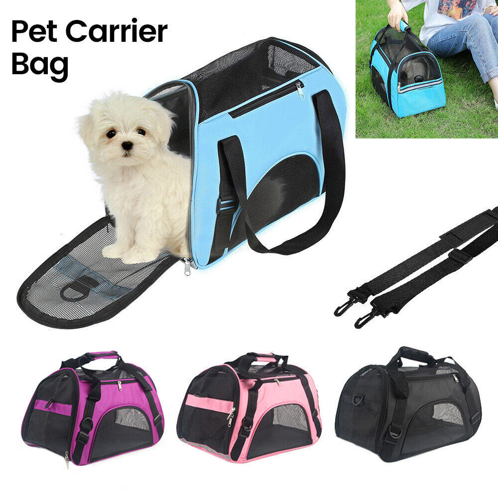 Large Pet Carrier Bag Avc Portable Soft Fabric Fold Dog Cat Puppy ...