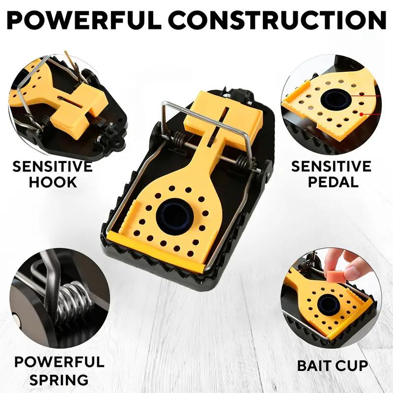 6pcs, Pro-catch Mouse Traps - Lightning-fast, , Durable & Reusable With ...