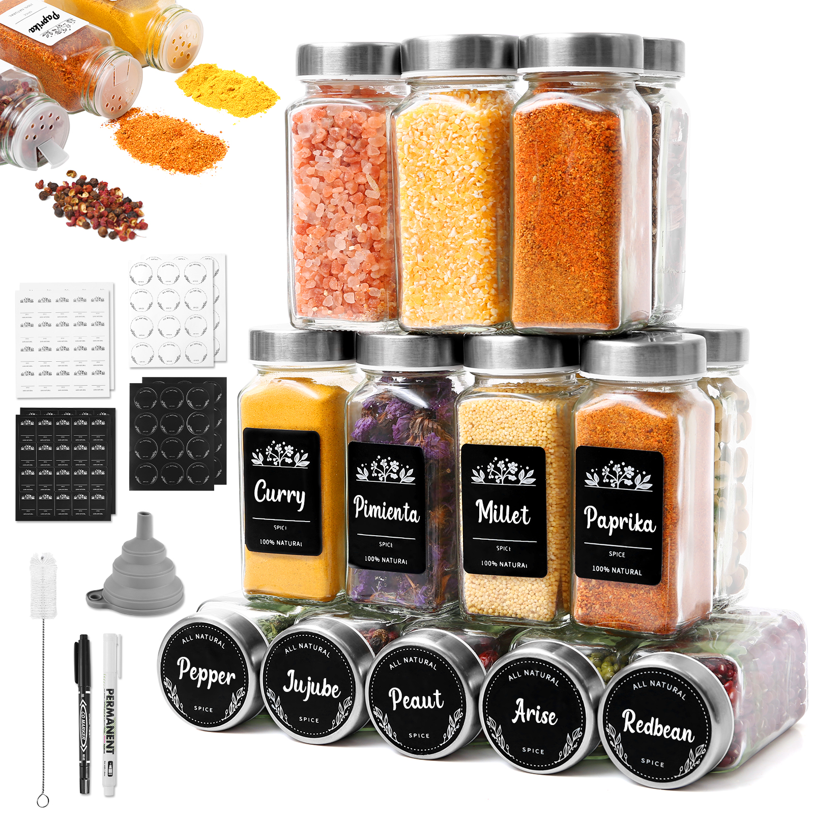 Spice Jars Sprinkler Insert Stainless Steel - Temu Germany