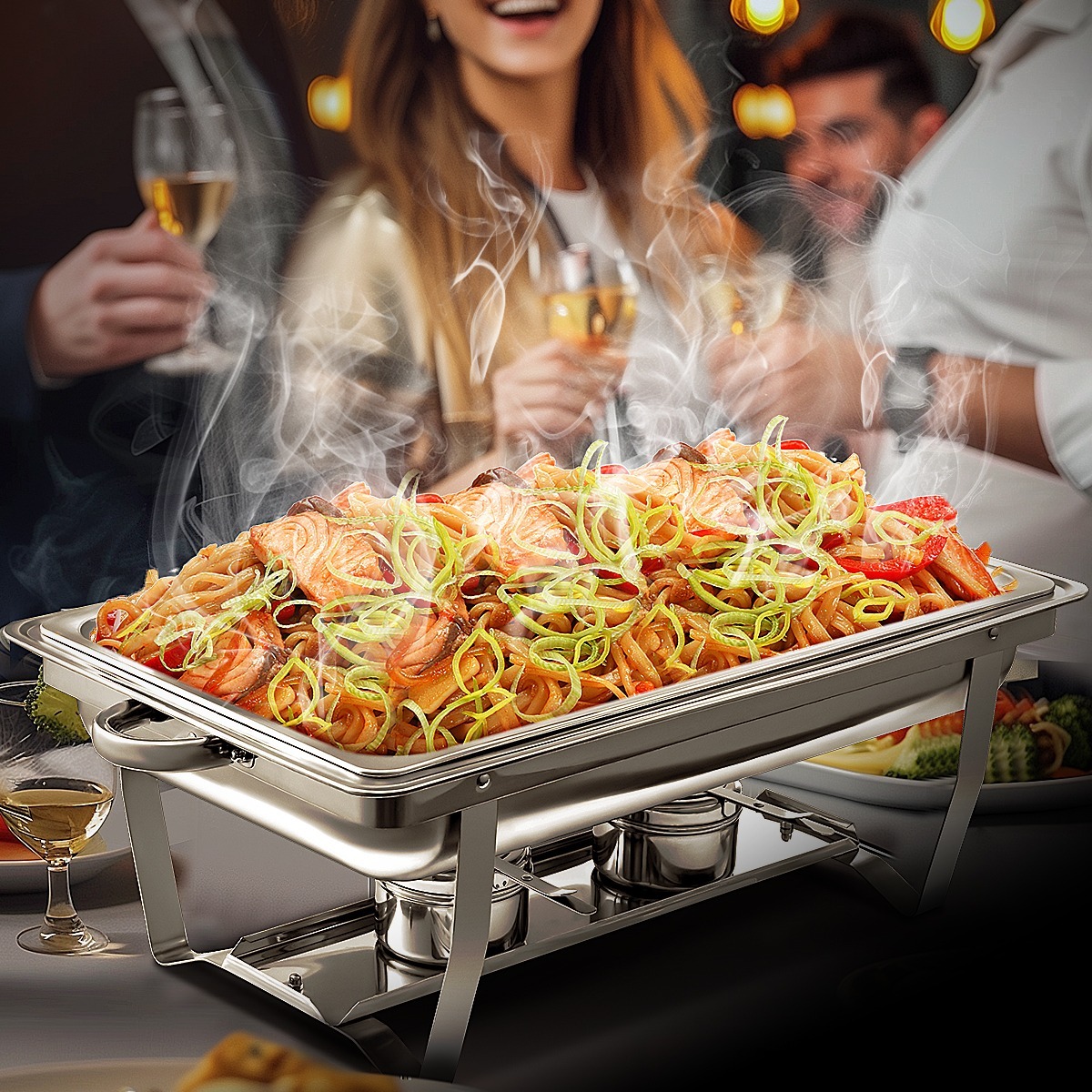 Chafing Dishes Buffet 9qt Chafing Dish Buffet Set Food - Temu United