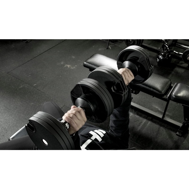 Tectonicplates True Adjustable Dumbbells - 36kg Max Weight - 4kg ...
