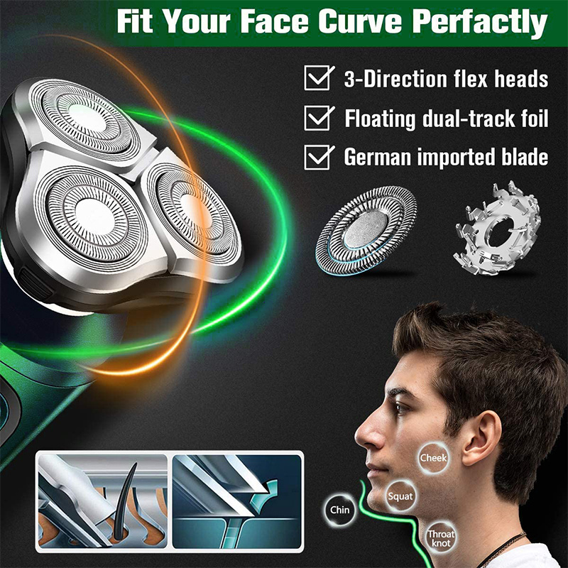 Usb Rechargeable Beard Trimmer With Led Screen, All In A Beauty Kit ...