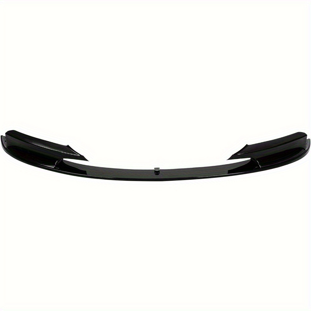 Front Bumper Lip Spoiler Glossy Black Car Front Bumper Lip Spoiler ...