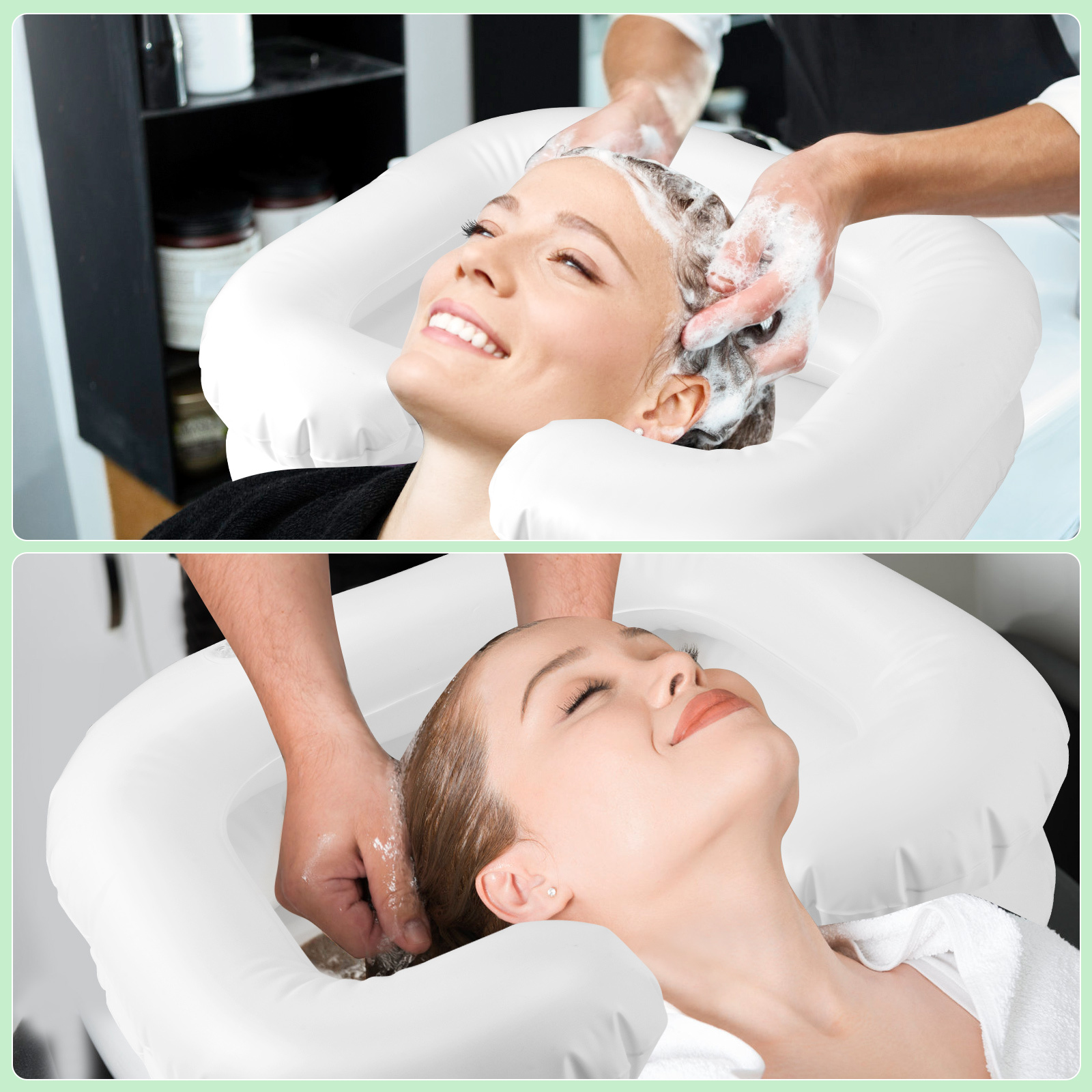 Hair Washing Basin Bedridden Shampoo Basin Drain Hose Shower - Temu Germany