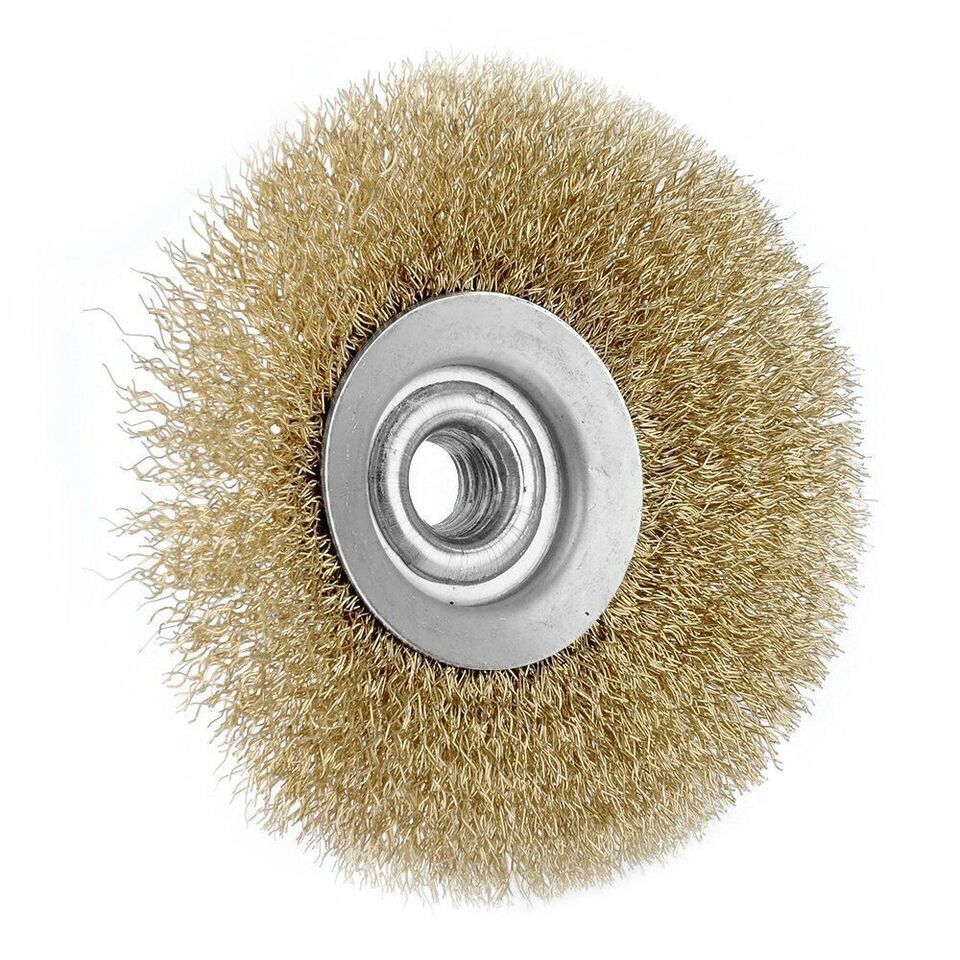 Steel Wire Disc For Angle Grinder Polisher With M14 Thread Rust Removal ...