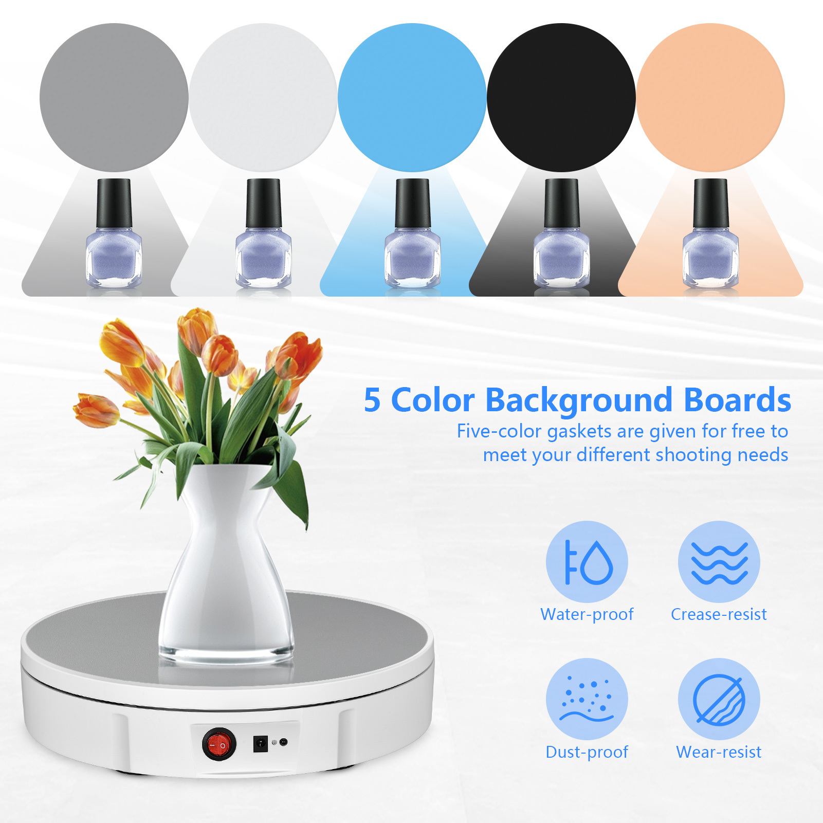 Rotating Display Stand Electric Rotating Platform 360° - Temu Germany