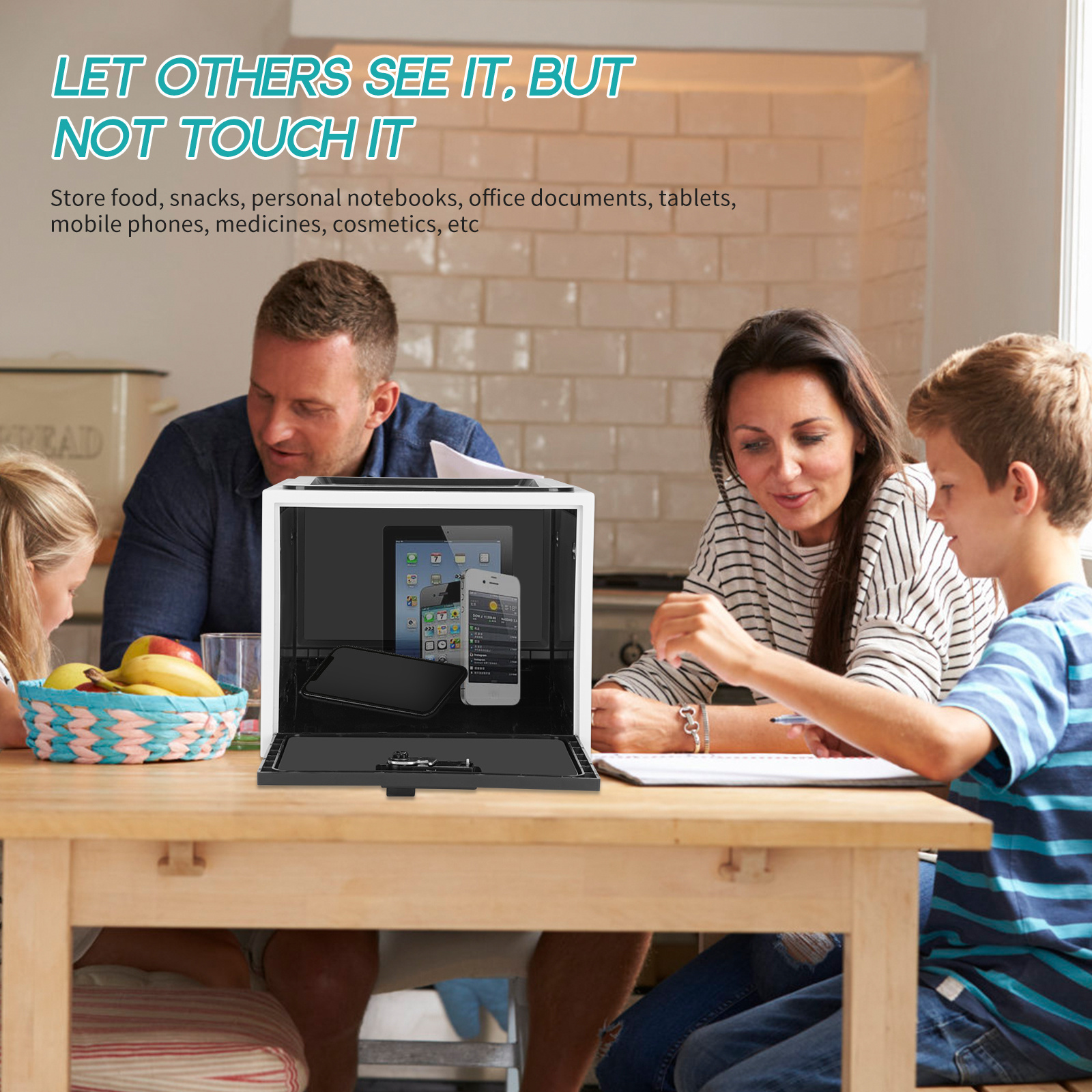 Lockable Box Medicine Lock Box Safe Medication Lockable - Temu United