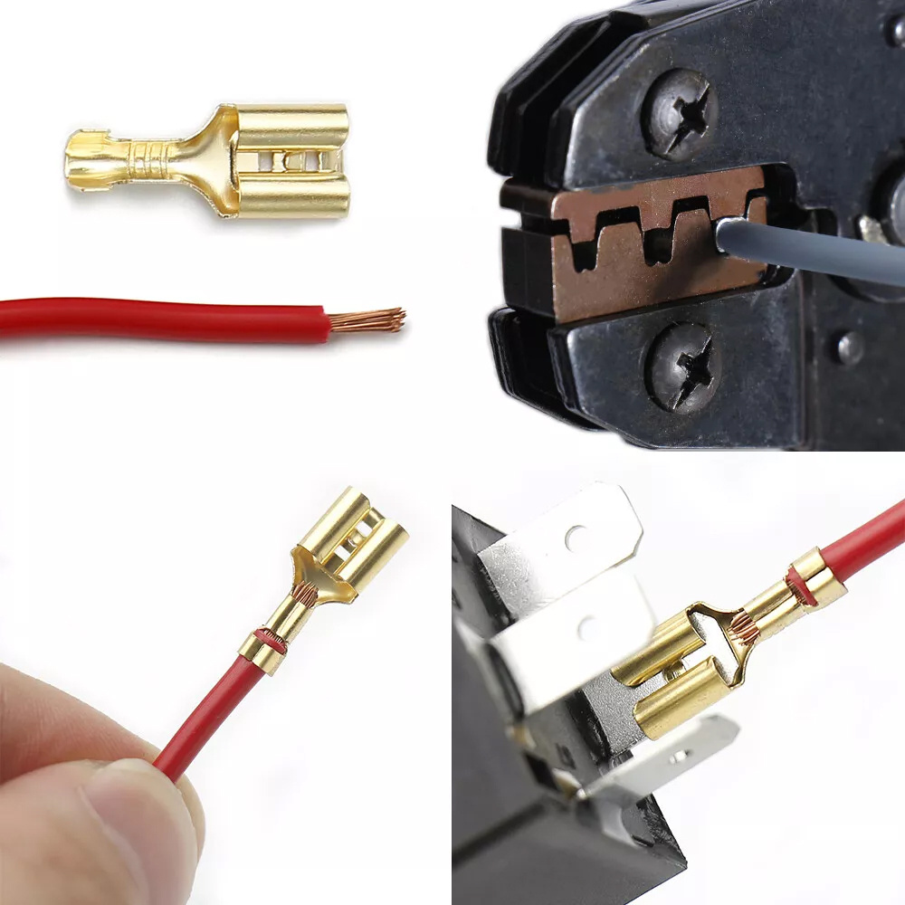 Automotive Cable Lugs Assortment Connectors Flat Connectors Box ...