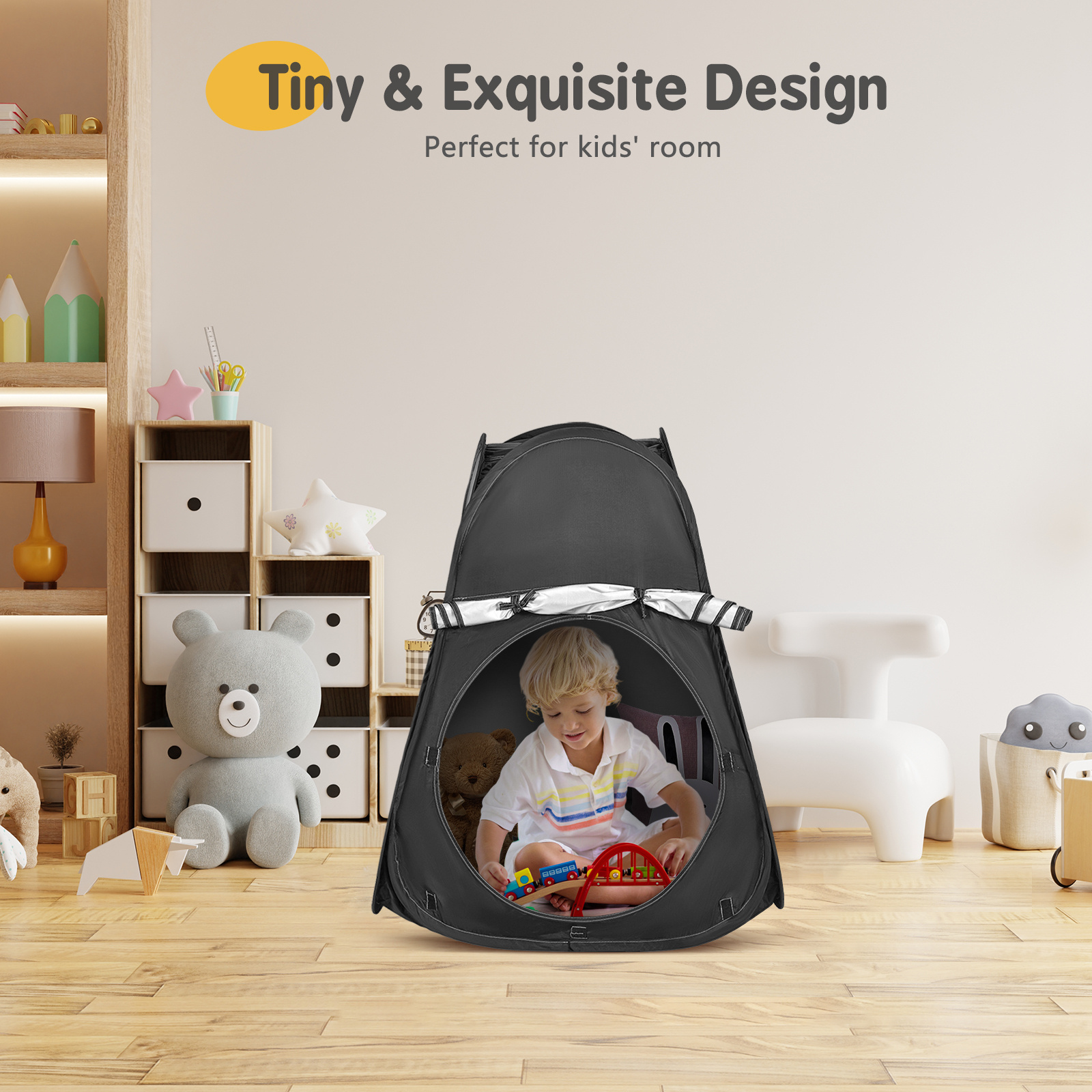 triangular sensory tent calm relax tent kids play relax - Temu United ...