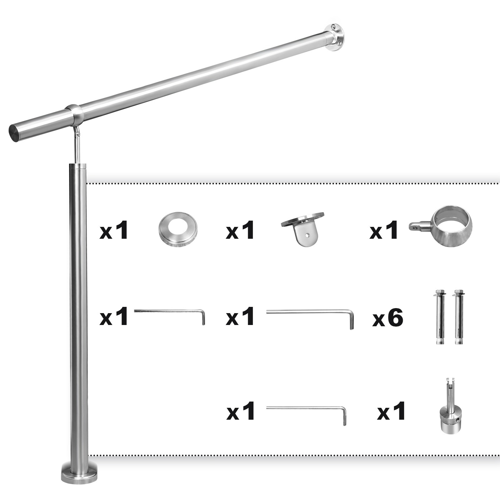 entrance railing stainless steel handrail stair railing - Temu Germany