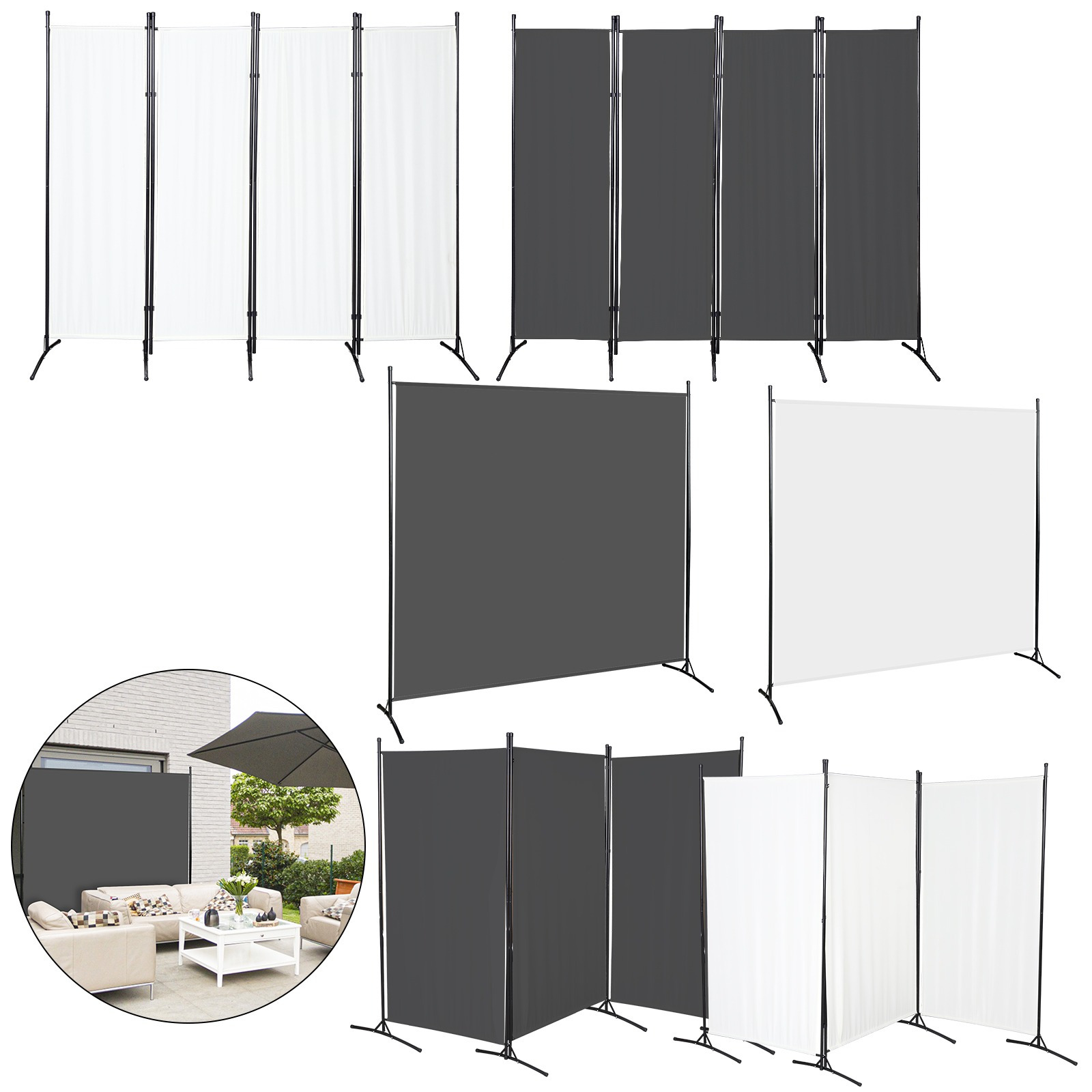 Raumteiler panel Sichtschutz Faltbarer Paravent Schlafzimmer - Temu Germany