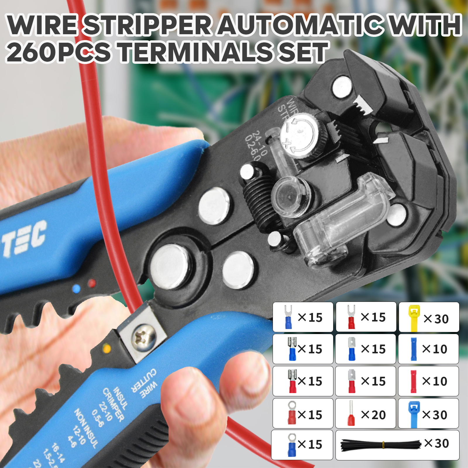 Wire Stripper Automatic Wire Strippers Professional - Temu United Kingdom