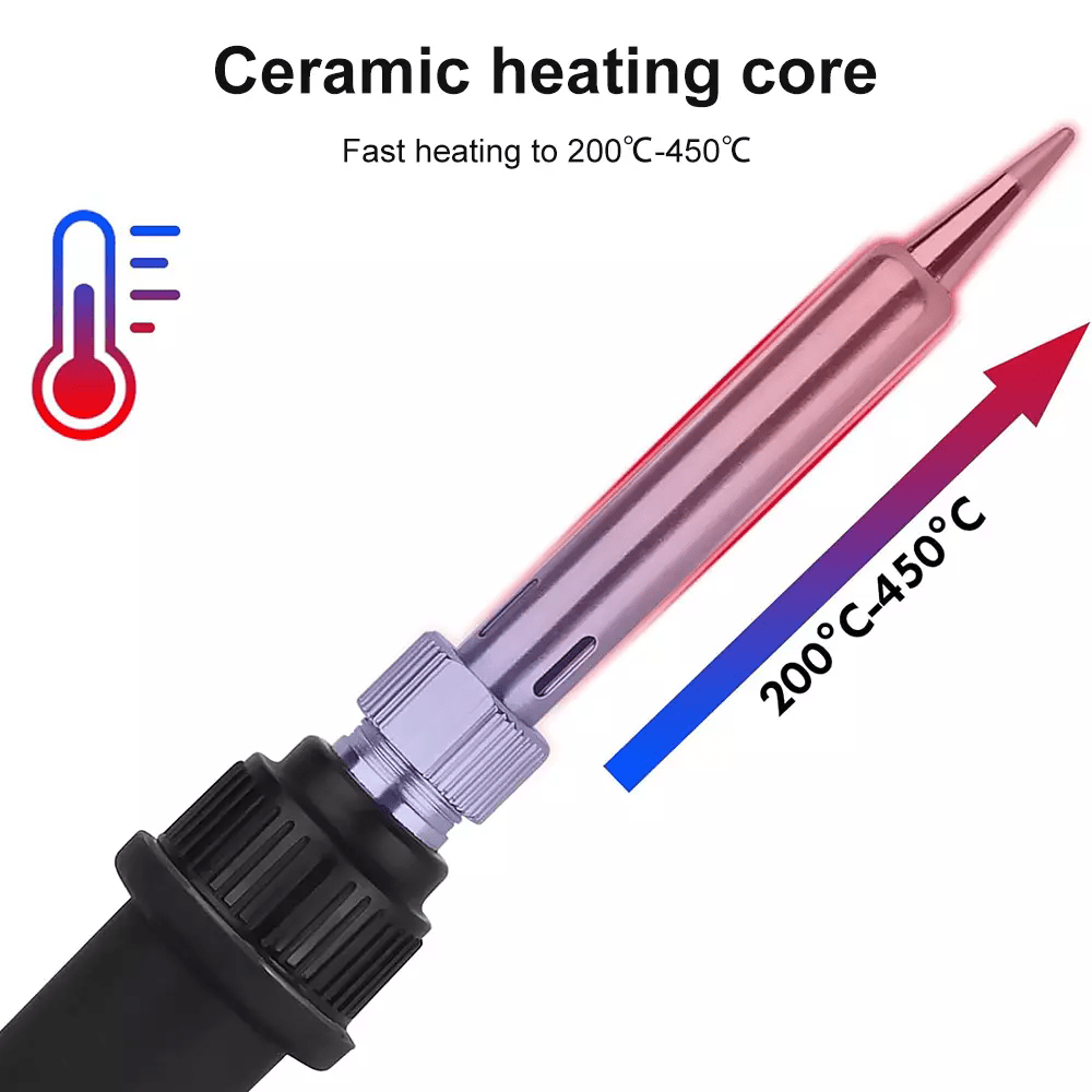 60/80w Soldering Iron Kit Electronics Welding Irons Solder Tools ...