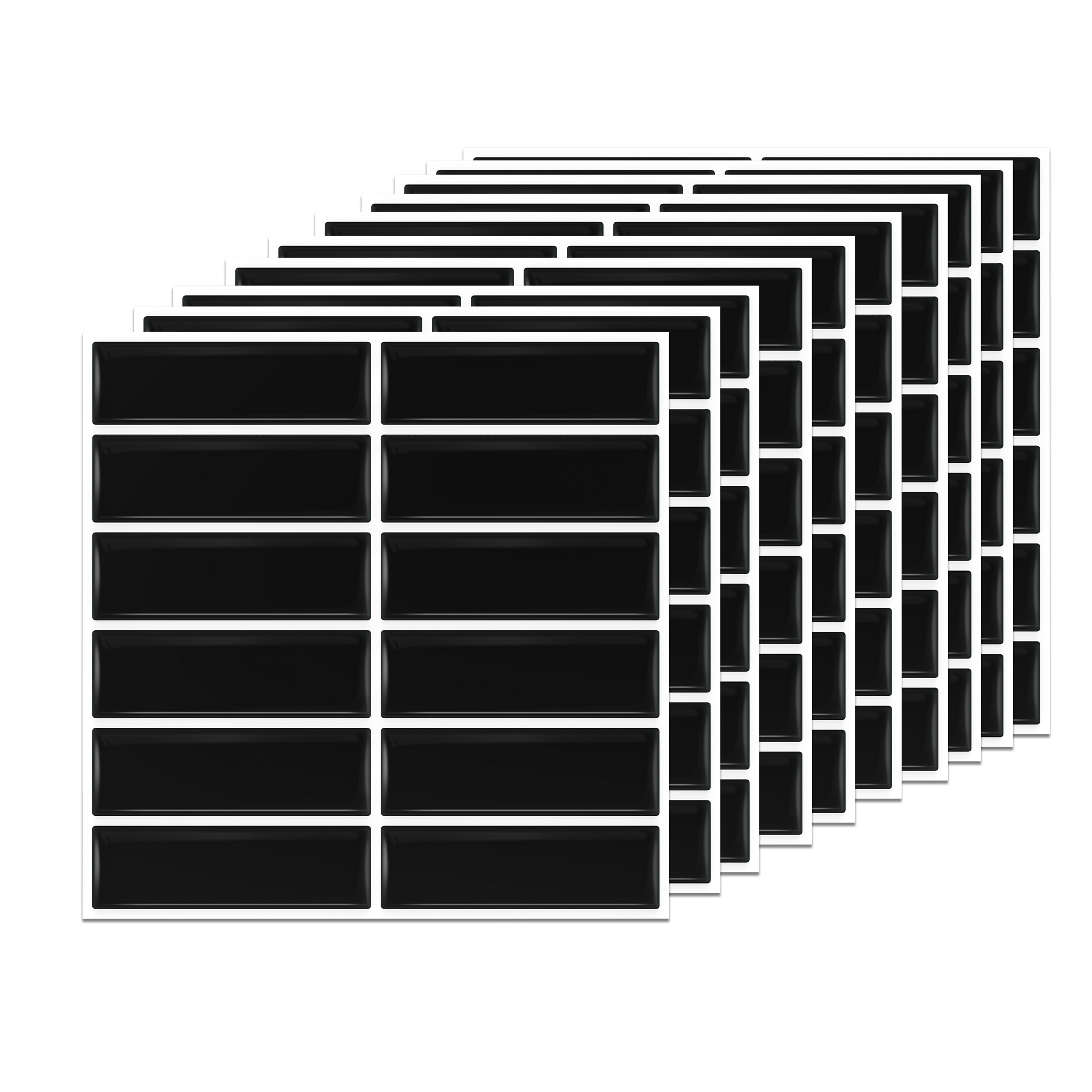 Pack Of 10 3d Tile Stickers, 30 X 30 Cm Tile Stickers, Self-adhesive ...