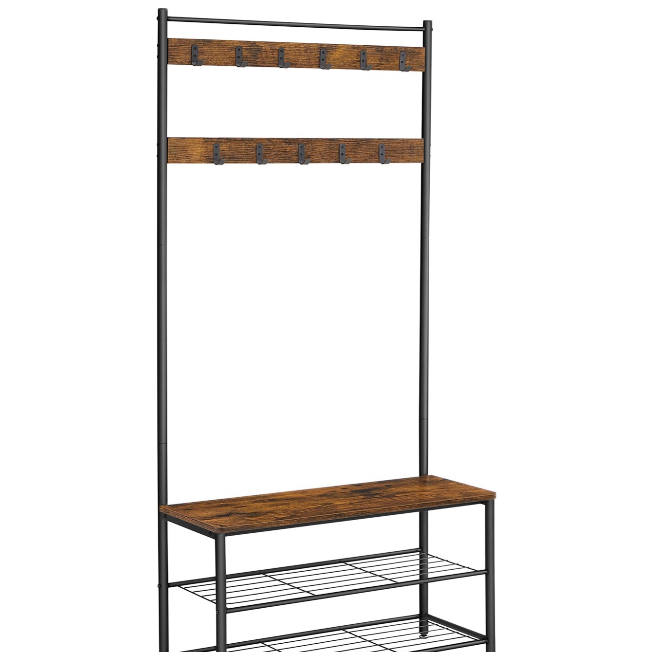 Coat Rack Coat Stand Shoe Storage Bench Hall Tree - Temu United