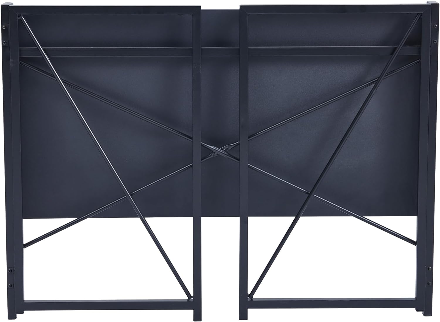 Folding Desk Workstation Foldable Computer Desk For Office Home Study ...