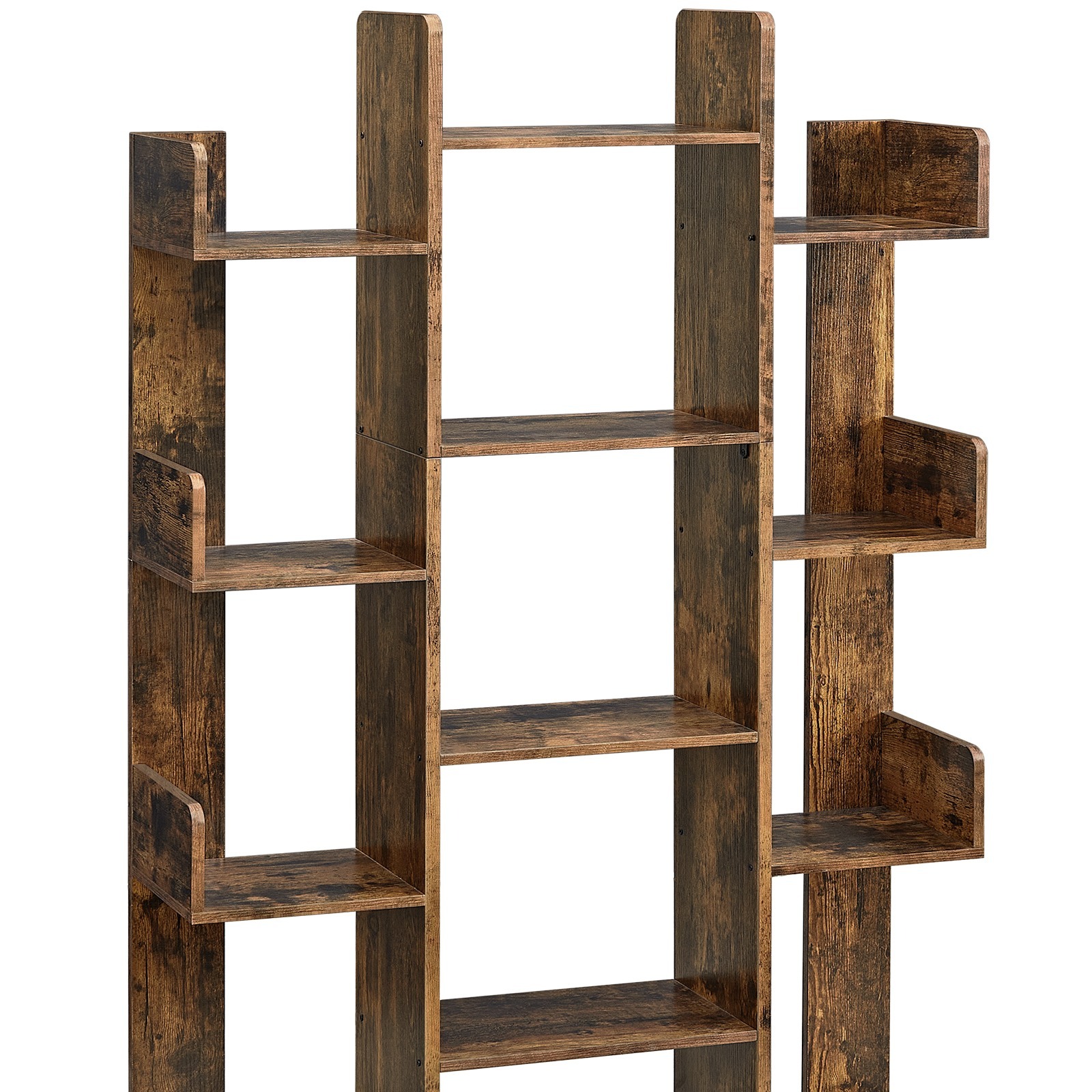 Bookshelf Tree shaped Bookcase 13 Storage Shelves - Temu United