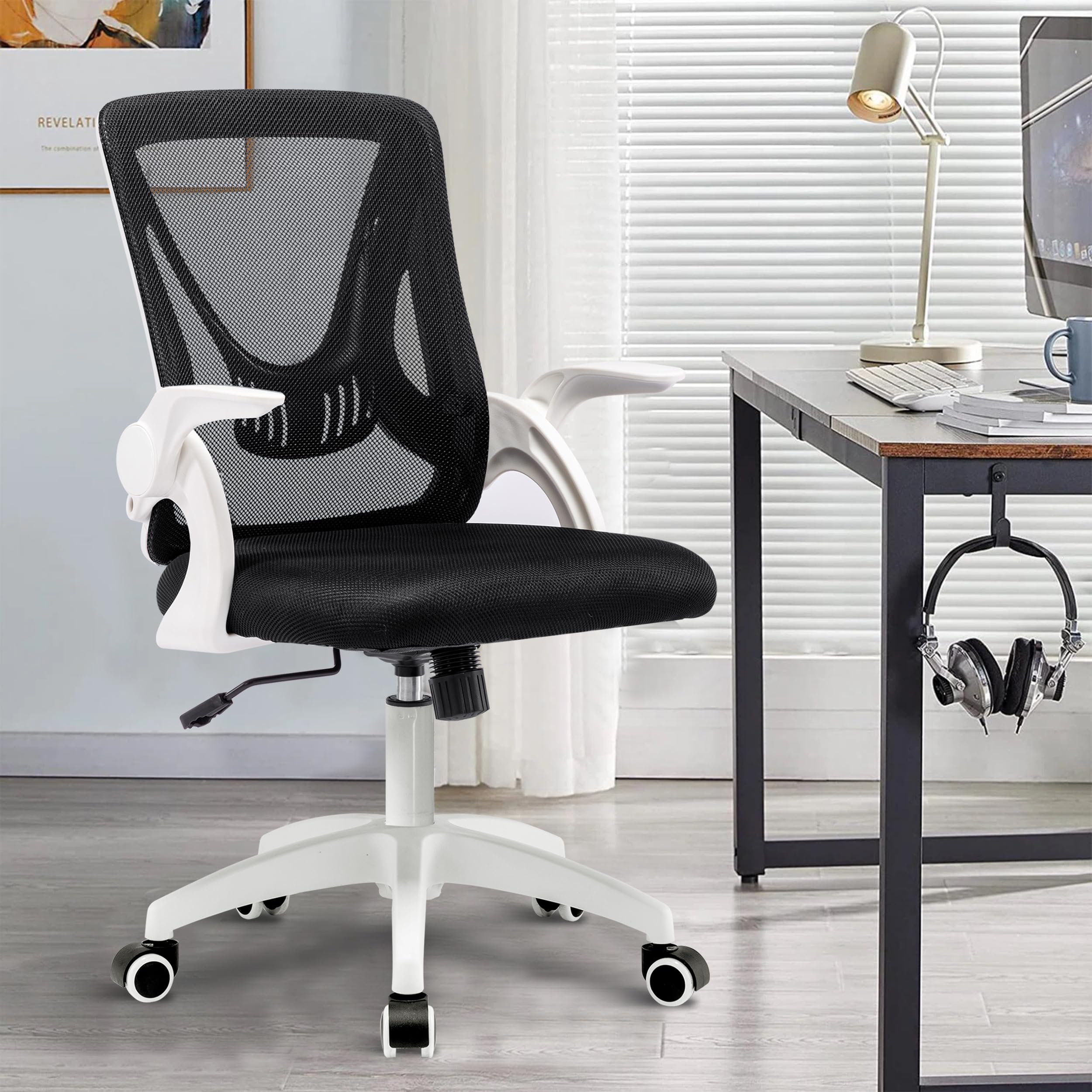 Ergonomic Office Chair Desk Chair For Home Office, Adjustable Mesh ...