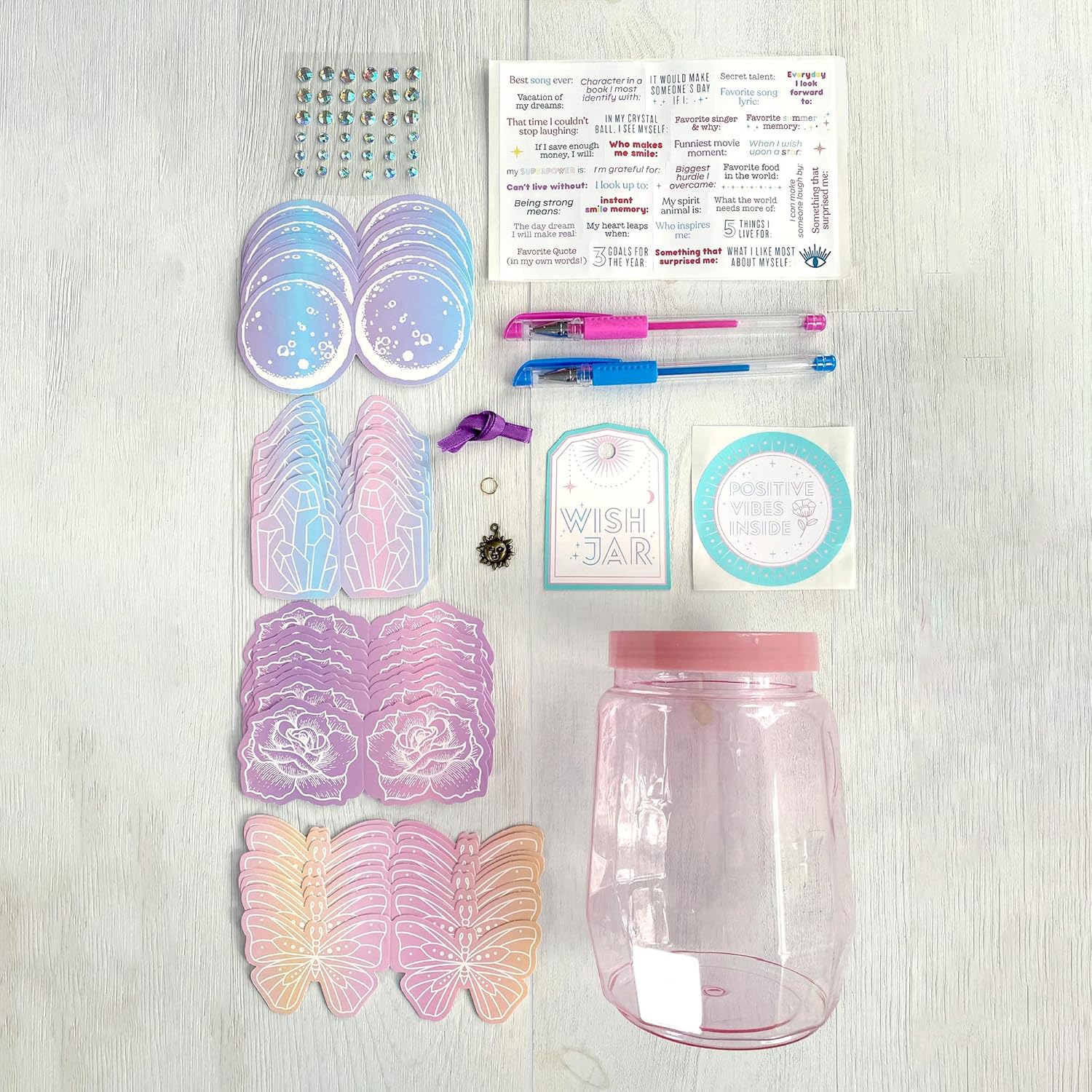 Diy Mini Bottles Glass Jar Kit Complete Set With Accessories For ...