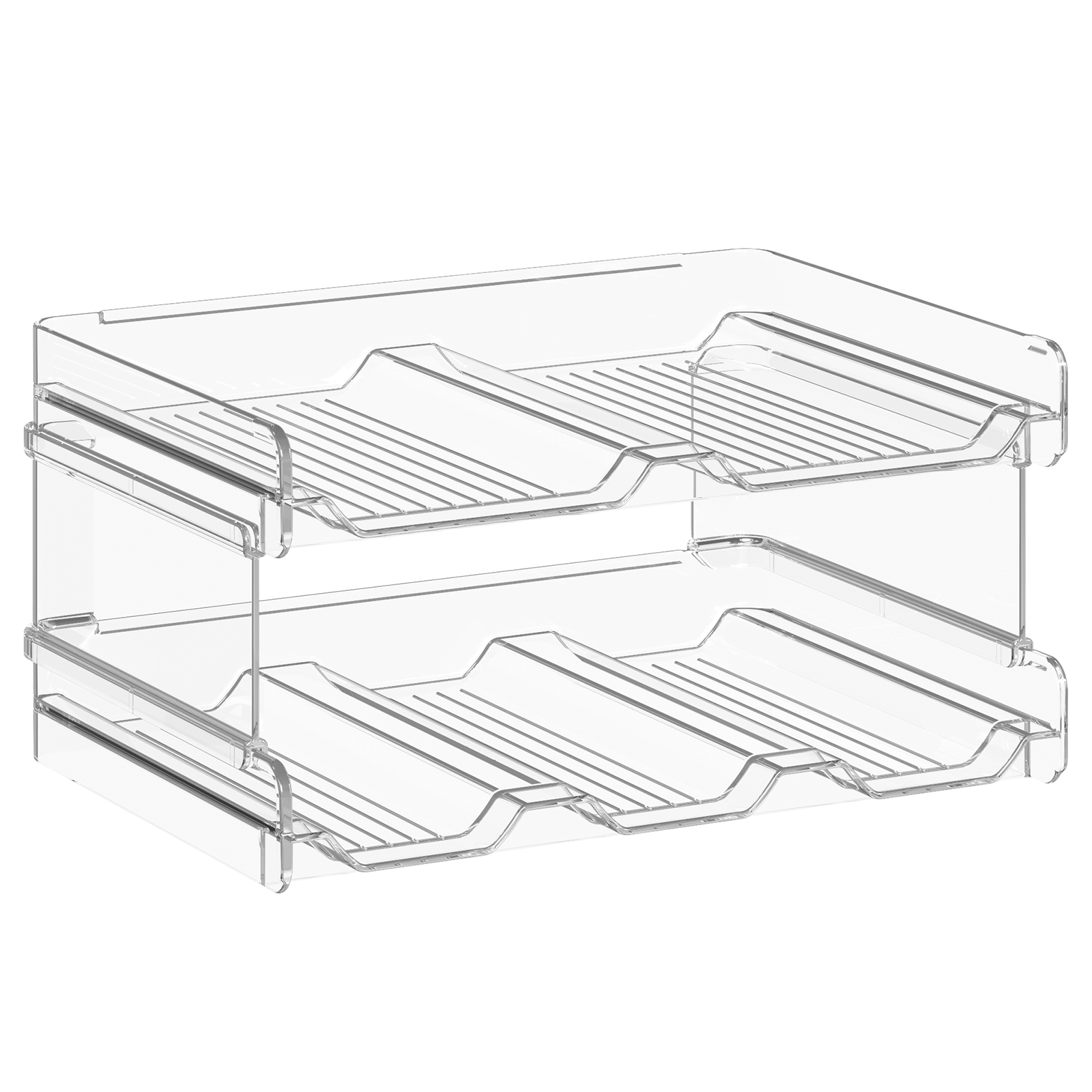 Stackable Water Bottle Organiser Cabinet pantry freezer - Temu United