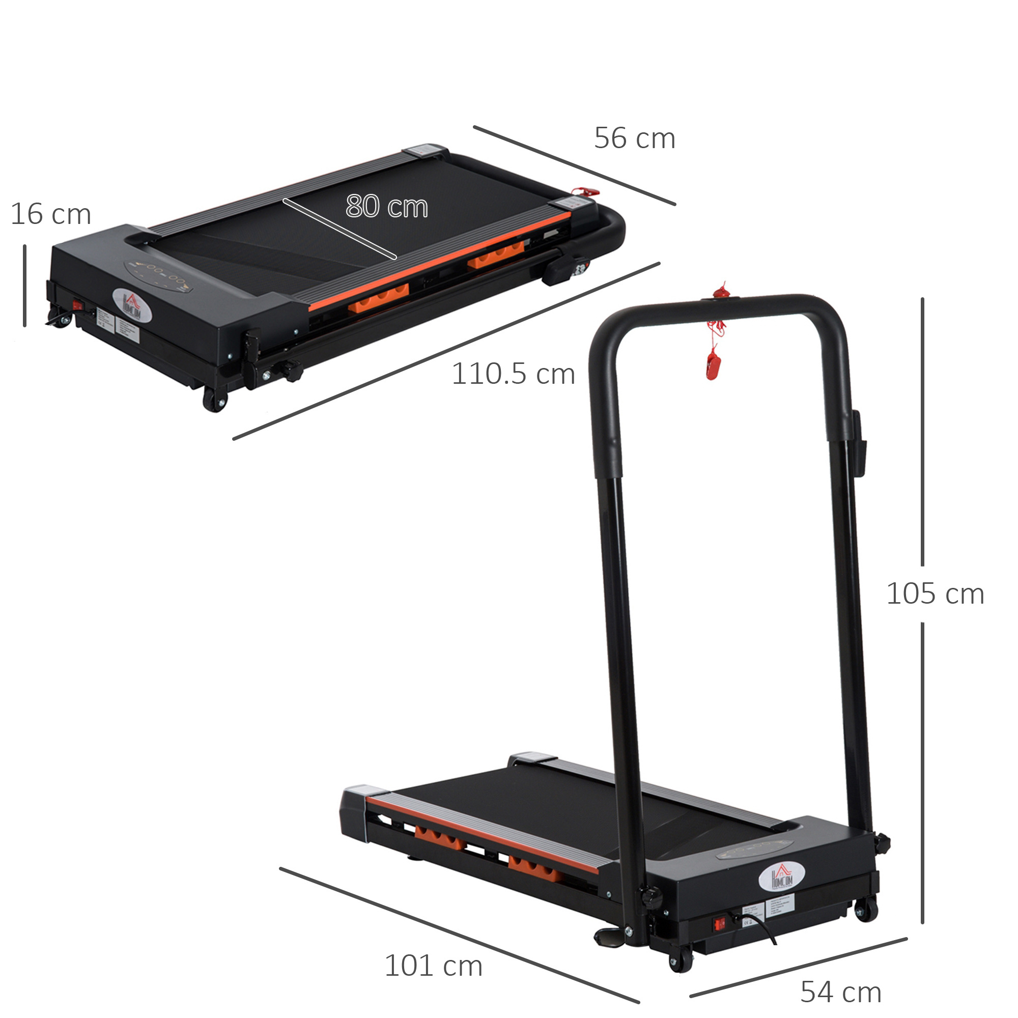 Electric Motorized Treadmill Foldable 0.5 - Temu United