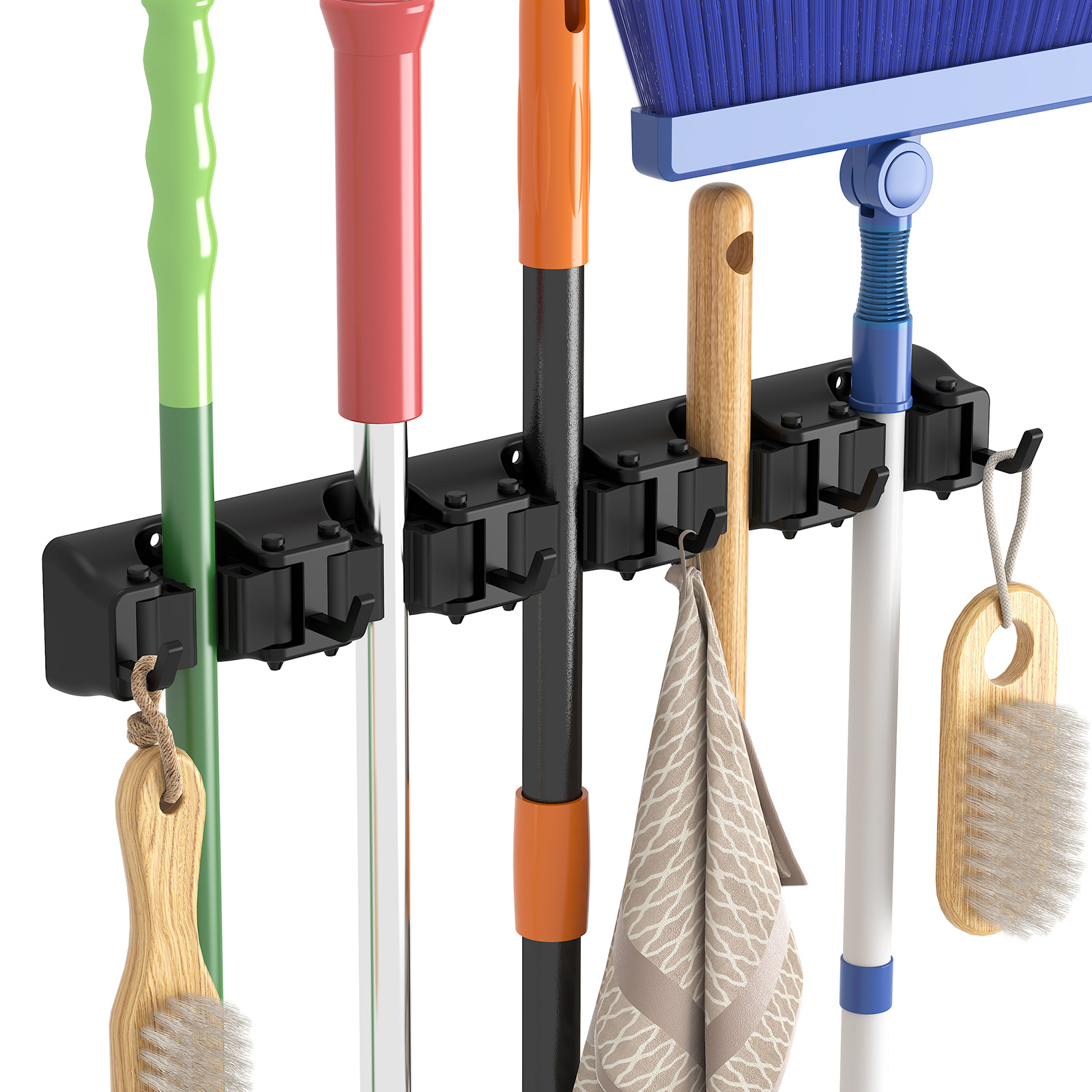 Broom Mop Holder Wall Mounted Utility Room - Temu United