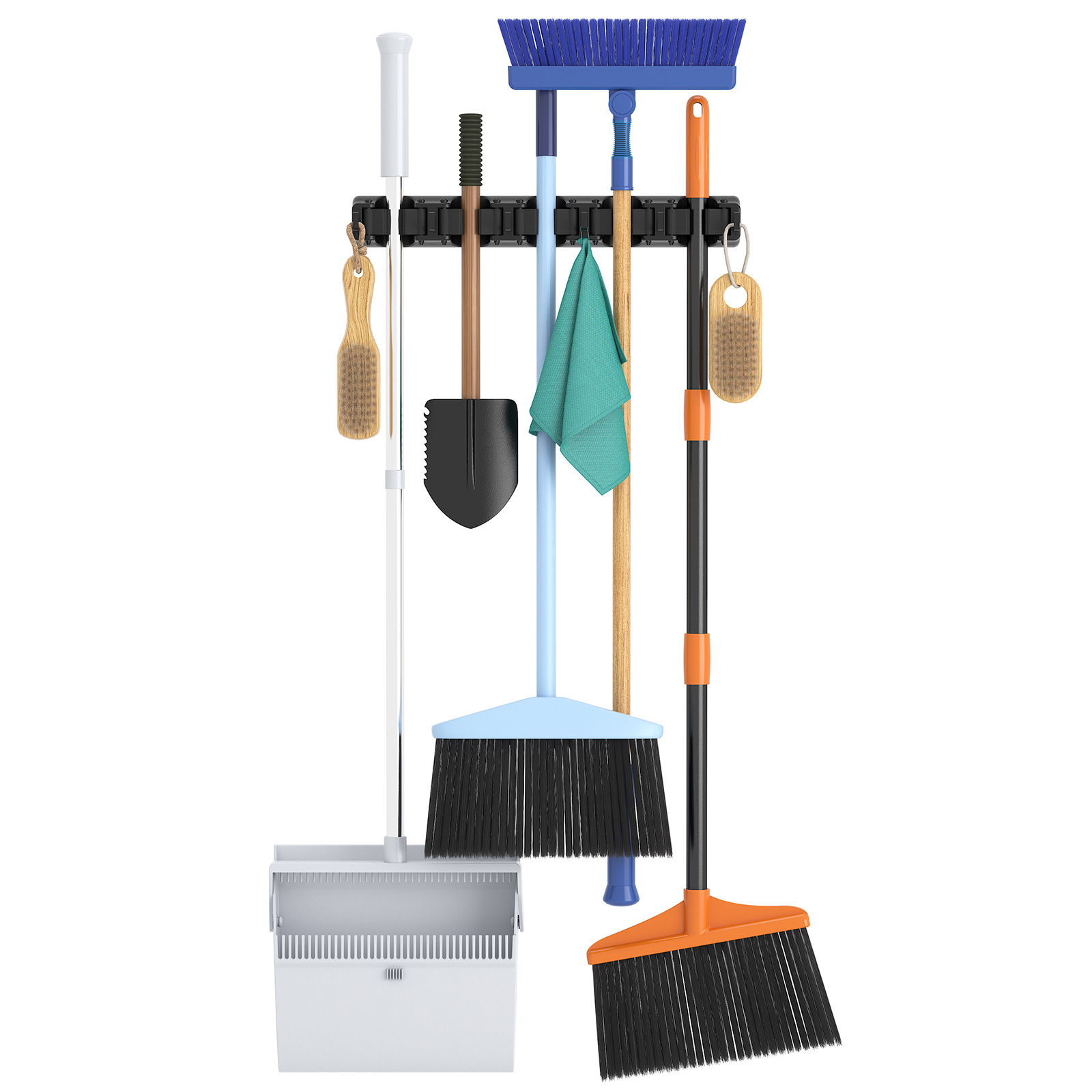 Broom Mop Holder Wall Mounted Utility Room - Temu United