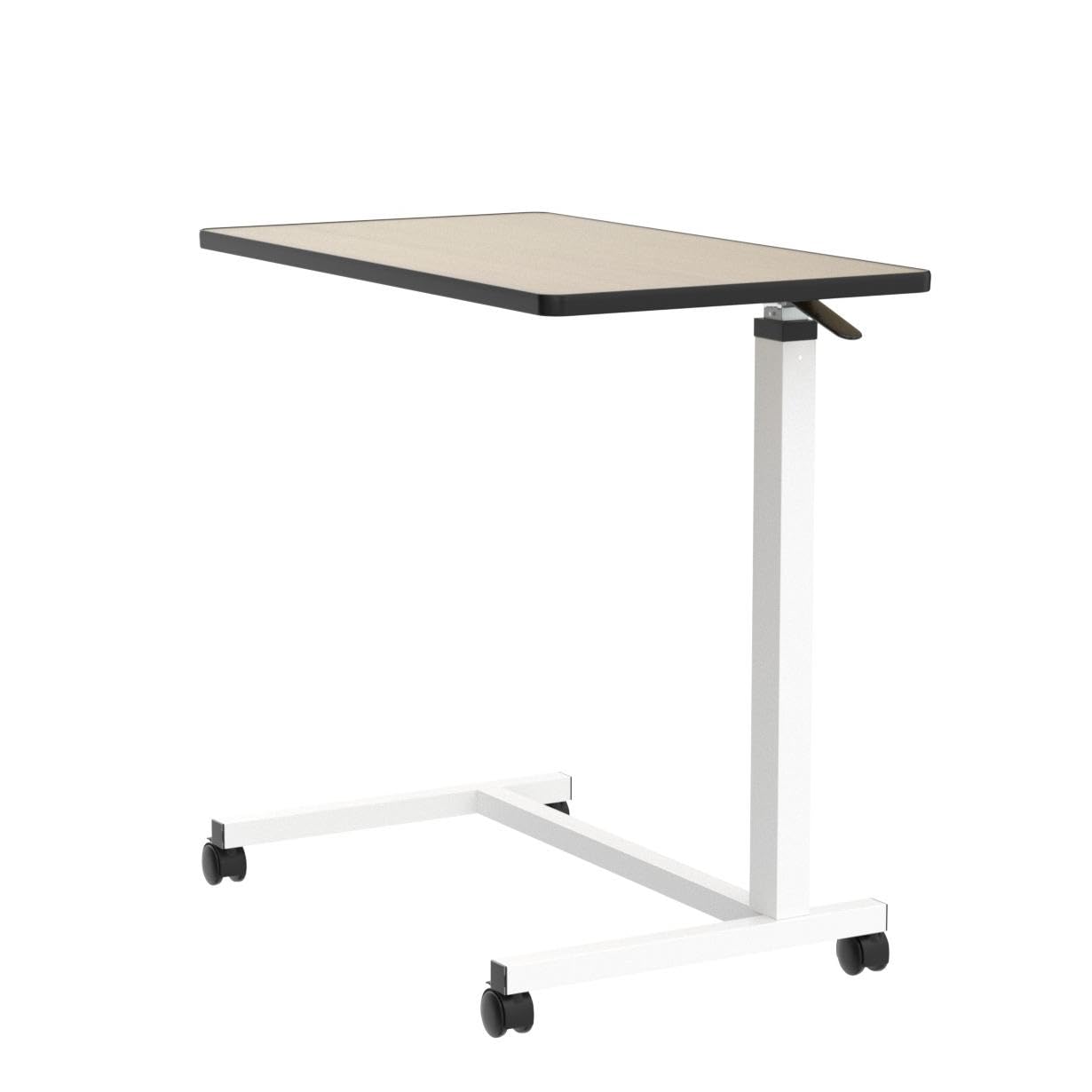 Overbed Table (xl) Hospital Bed Table Swivel Wheel Rolling - Temu United