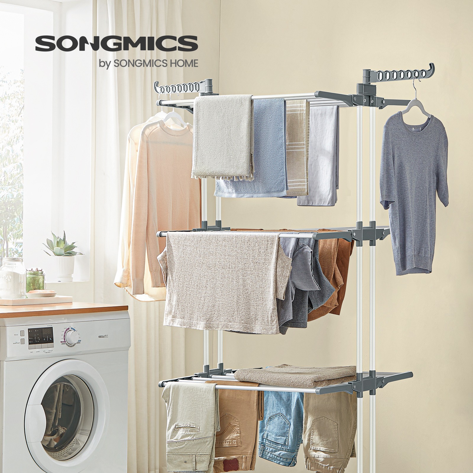 Large Clothes Airer Foldable Clothes Drying Rack - Temu United