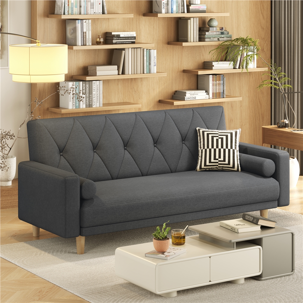 Sofa Bed Linen Sofa Convertible Futon Sofa Bed - Temu United Kingdom