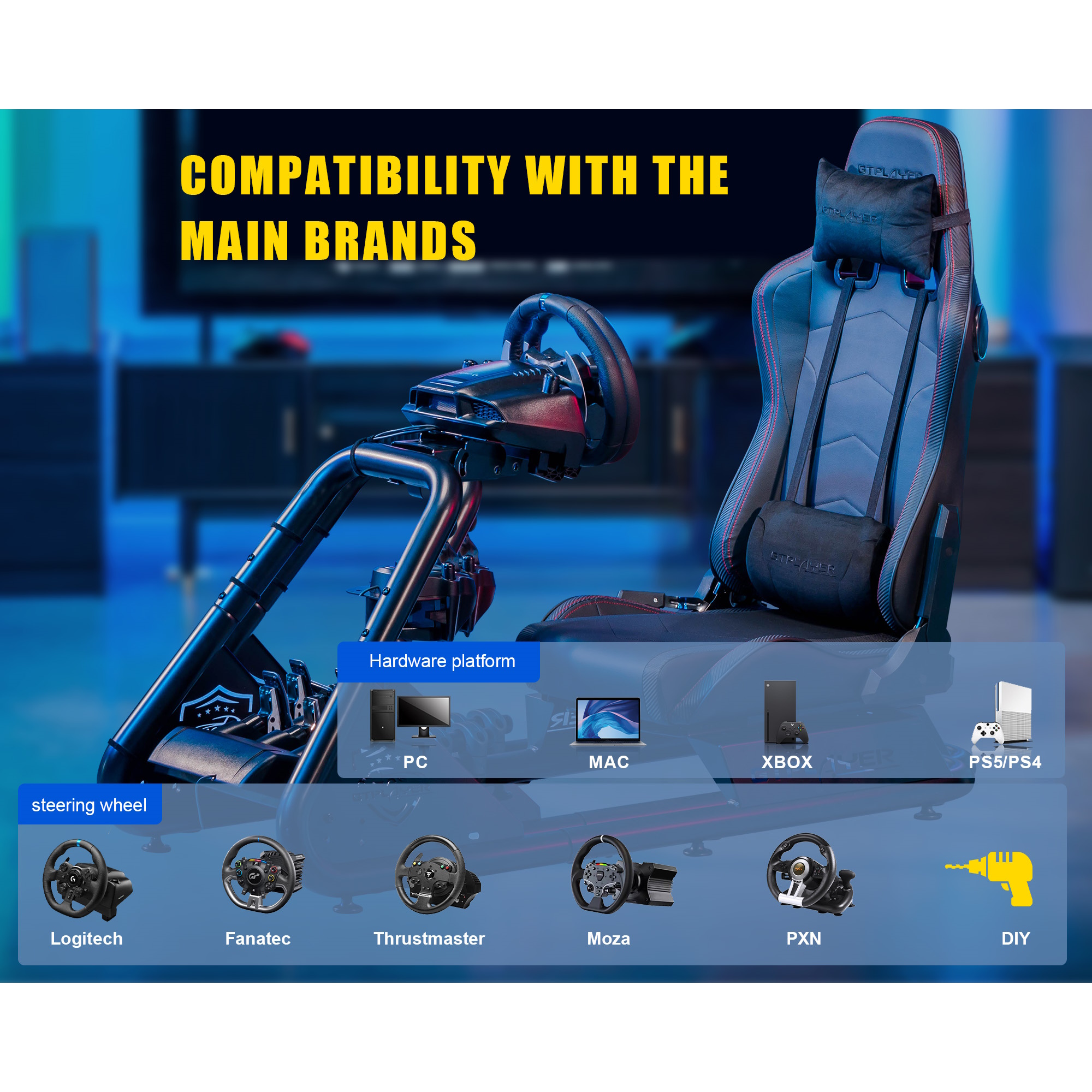 Racing Simulator Cockpit Seat Sim Racing Cockpit Multi - Temu United