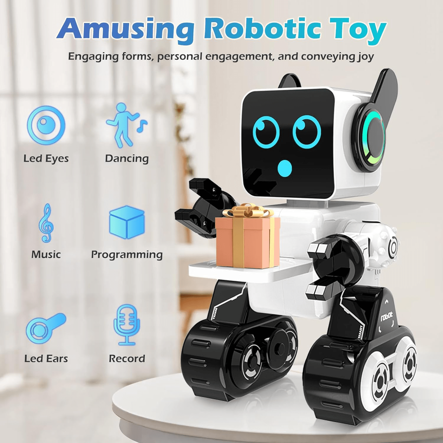 Robot Toy For, Intelligent Rc Robot With Touch, App And Remote Control ...