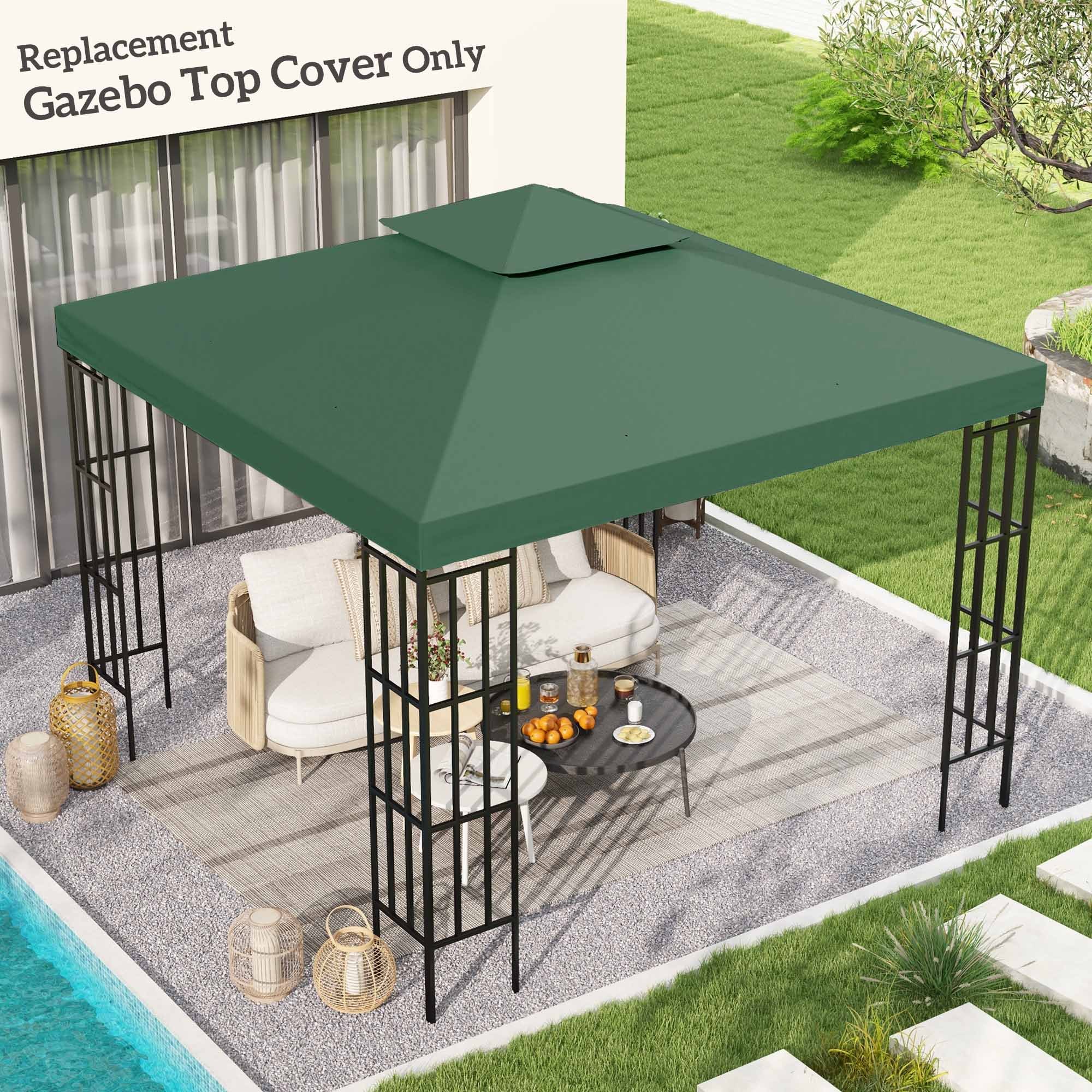 Replacement Roof Gazebo Roof For Metal Gazebo Party Tent Garden Tent ...