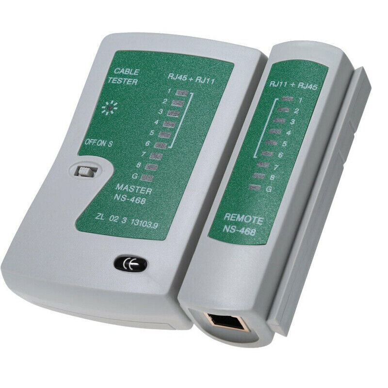 Rj45 Ethernet Cable Crimping Crimper Network Tester Punch Down Tool Kit ...