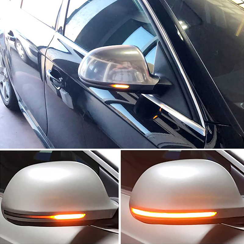 2pcs Led Dynamic Side Mirror Turn Light Sequential Blinker Lamp For Au ...