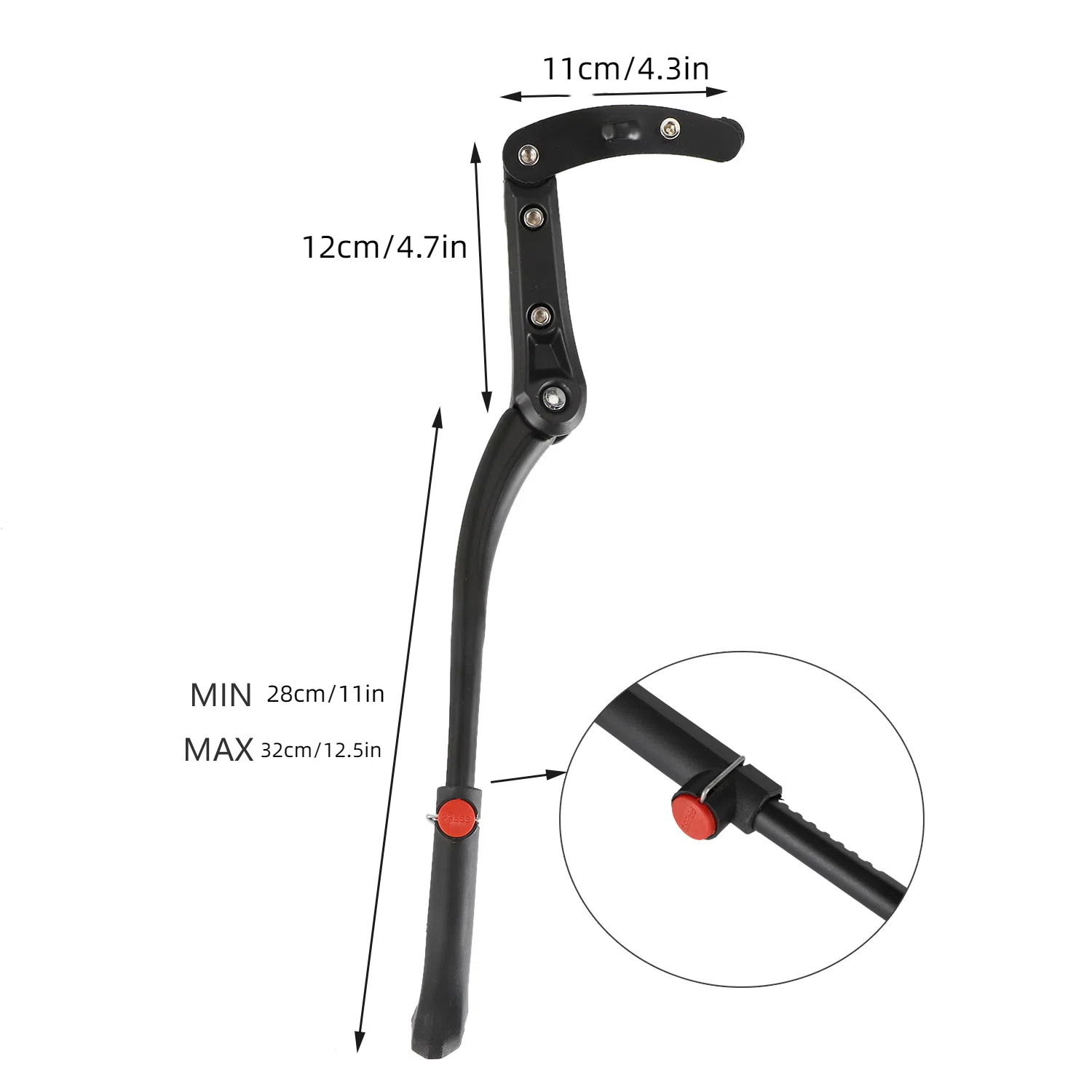 Bike Stand Bike Stand Adjustable Universal 24 26 28 Inch Rear Stand ...