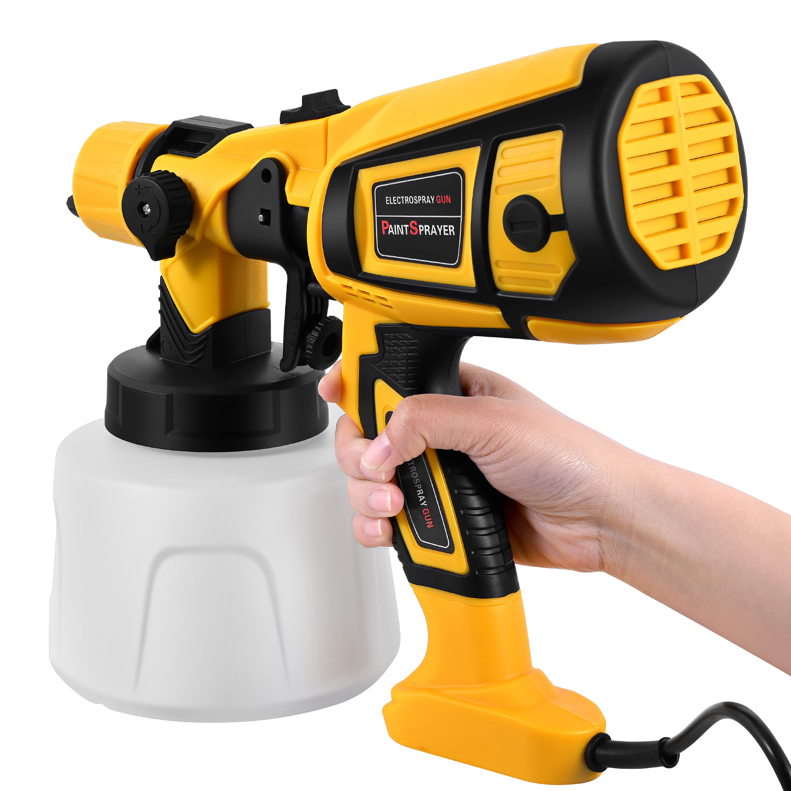 Paint Spray Gun, 650w Durable Engine Spray Gun, 3 Spray Modes Spray Gun ...