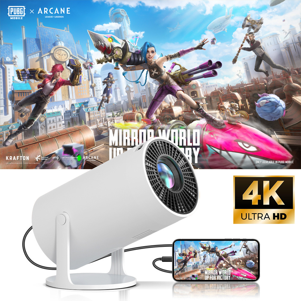 Mini Projector 4k Android 11 200ansi Lumens Compatible - Temu United