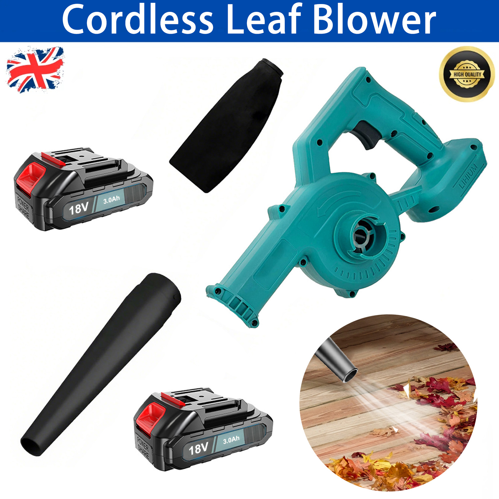 cordless leaf blower - United Kingdom