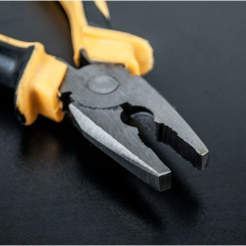 three piece combination heavy duty pliers set soft handled cutting ...
